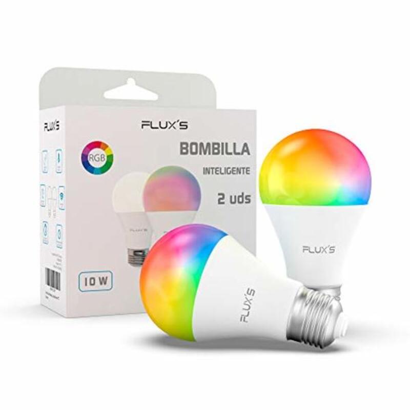 Smart Light bulb Flux’s LED Wi-fi E27 10W Multicolour (2 pcs) | Coolestway